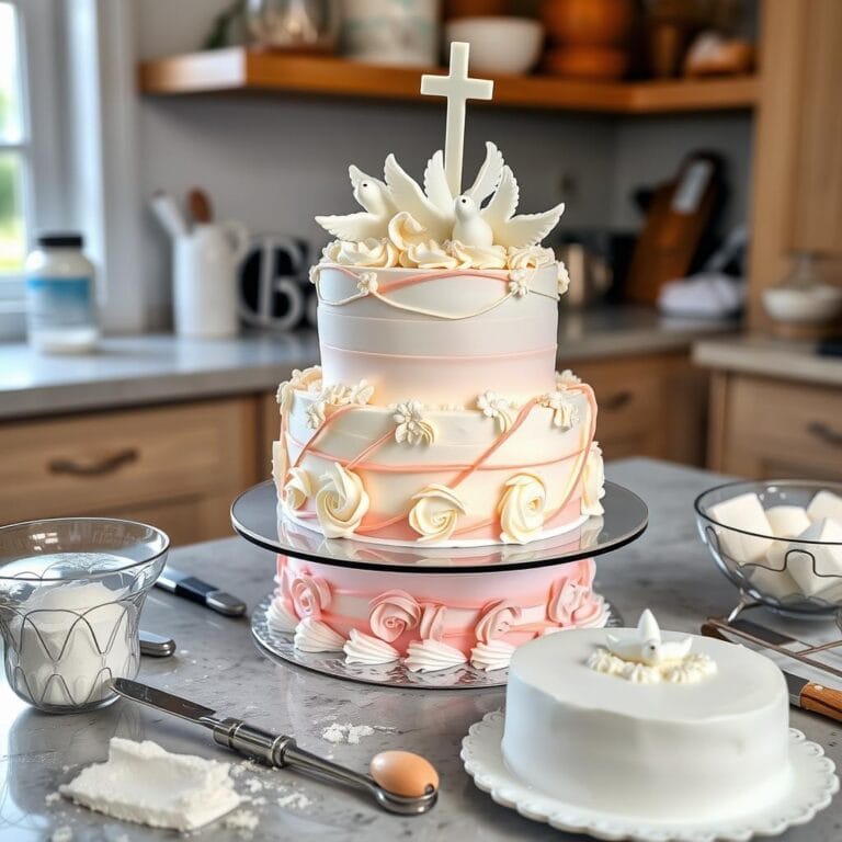 How To Decorate A Beautiful Baptism Cake That Impresses Everyone