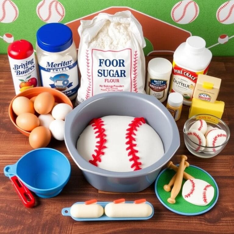 Hit A Home Run With This Easy Baseball Cake Tutorial
