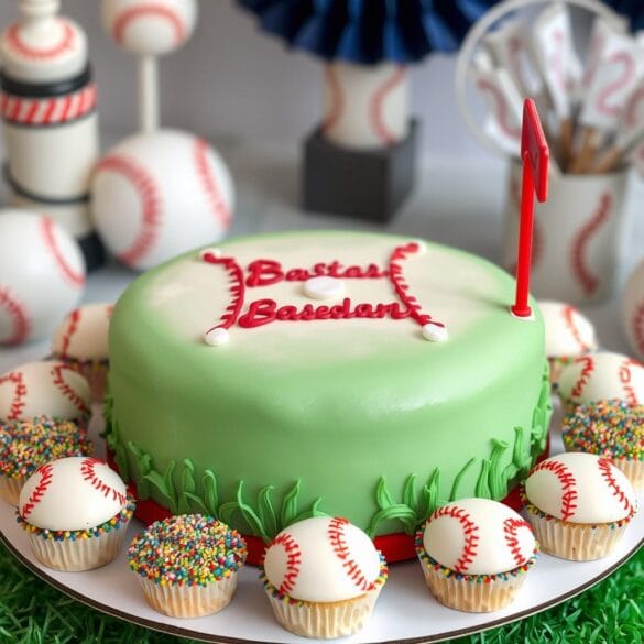 Hit A Home Run With This Easy Baseball Cake Tutorial