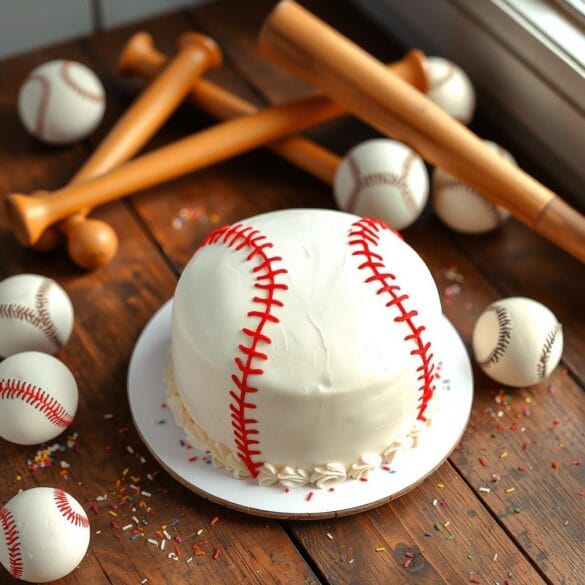 Hit A Home Run With This Easy Baseball Cake Tutorial