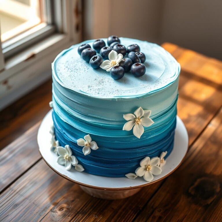 How To Make A Stunning Blue Cake That Wows Your Guests
