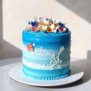 How To Make A Stunning Blue Cake That Wows Your Guests