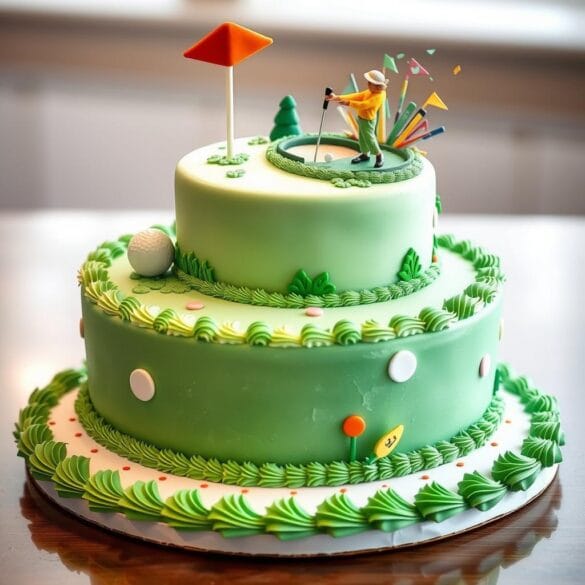 Hole-in-One Celebration With This Fun Golf Cake Idea