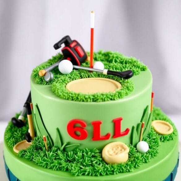 Hole-in-One Celebration With This Fun Golf Cake Idea