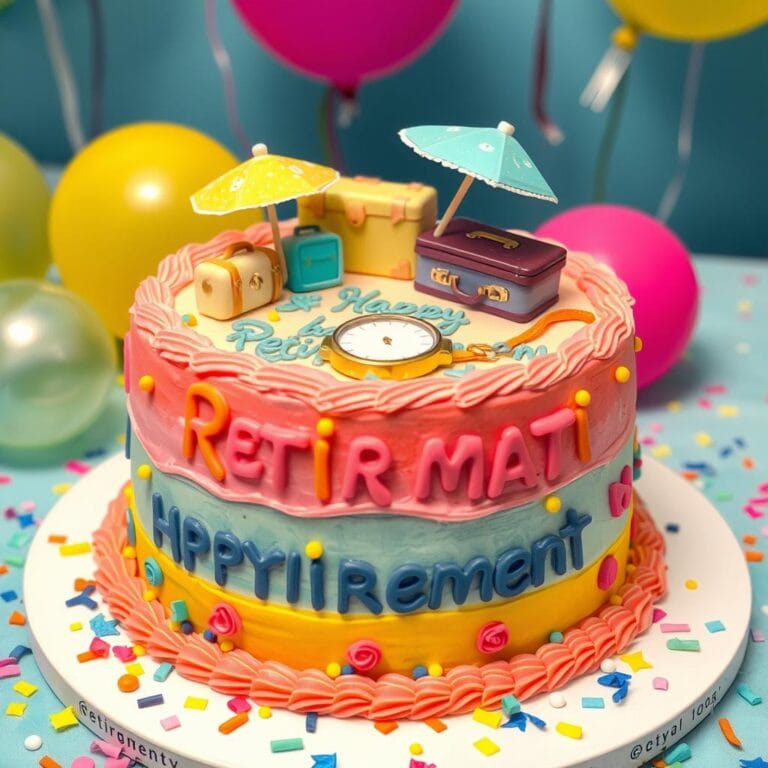 Fun And Festive Retirement Cake Ideas
